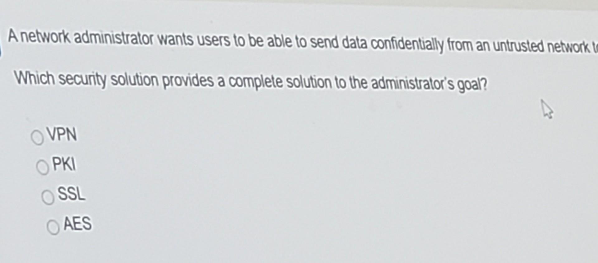 Solved A network administrator wants users to be able to | Chegg.com