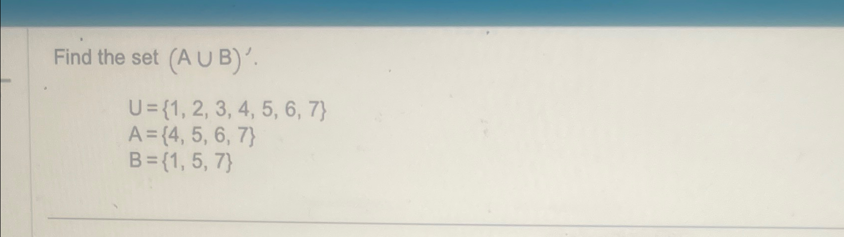 Solved Find the set | Chegg.com