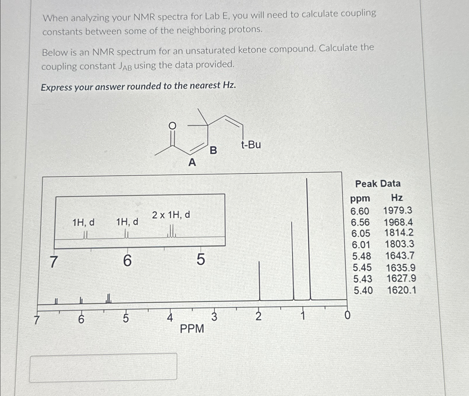 Solved When analyzing your NMR spectra for Lab E, ﻿you will | Chegg.com