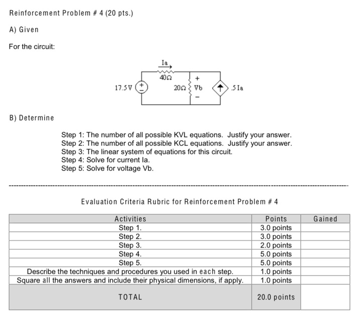 Solved Reinforcement Problem 1(20 pts) A) Given For the | Chegg.com