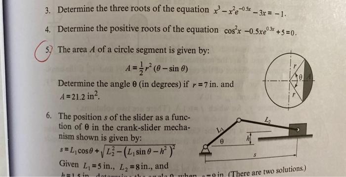 Solved 3. Determine the three roots of the equation | Chegg.com