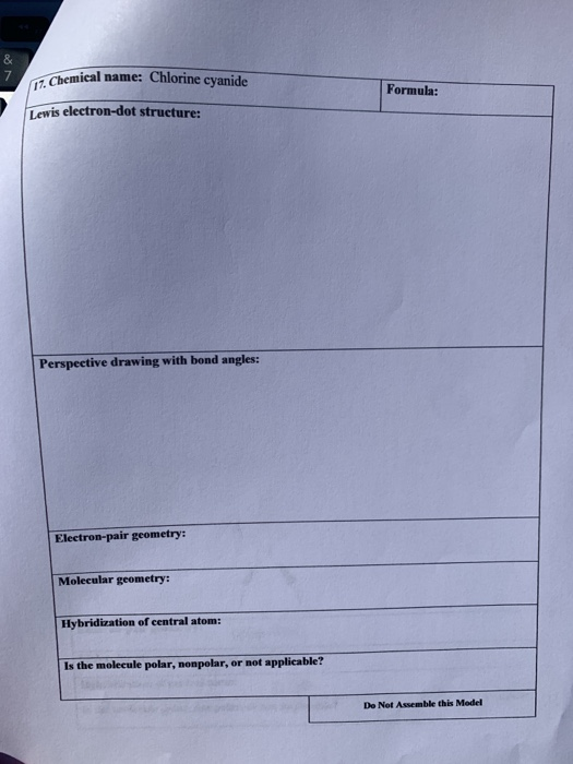 Solved 10. Chemical name: Krypton tetrachloride Formula: | Chegg.com
