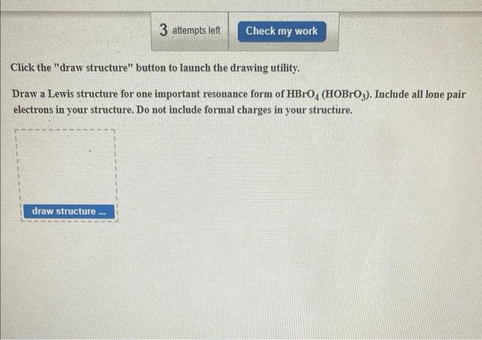 Solved 3 attempts left Check my work Click the "draw | Chegg.com