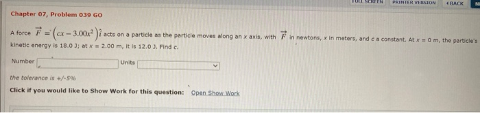 Solved FULL SCREEN PRINTER VERSION | Chegg.com