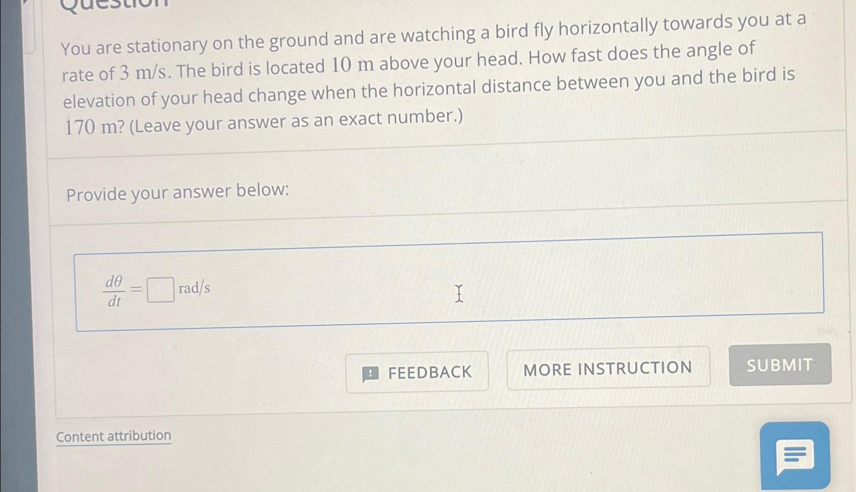 Solved You are stationary on the ground and are watching a | Chegg.com