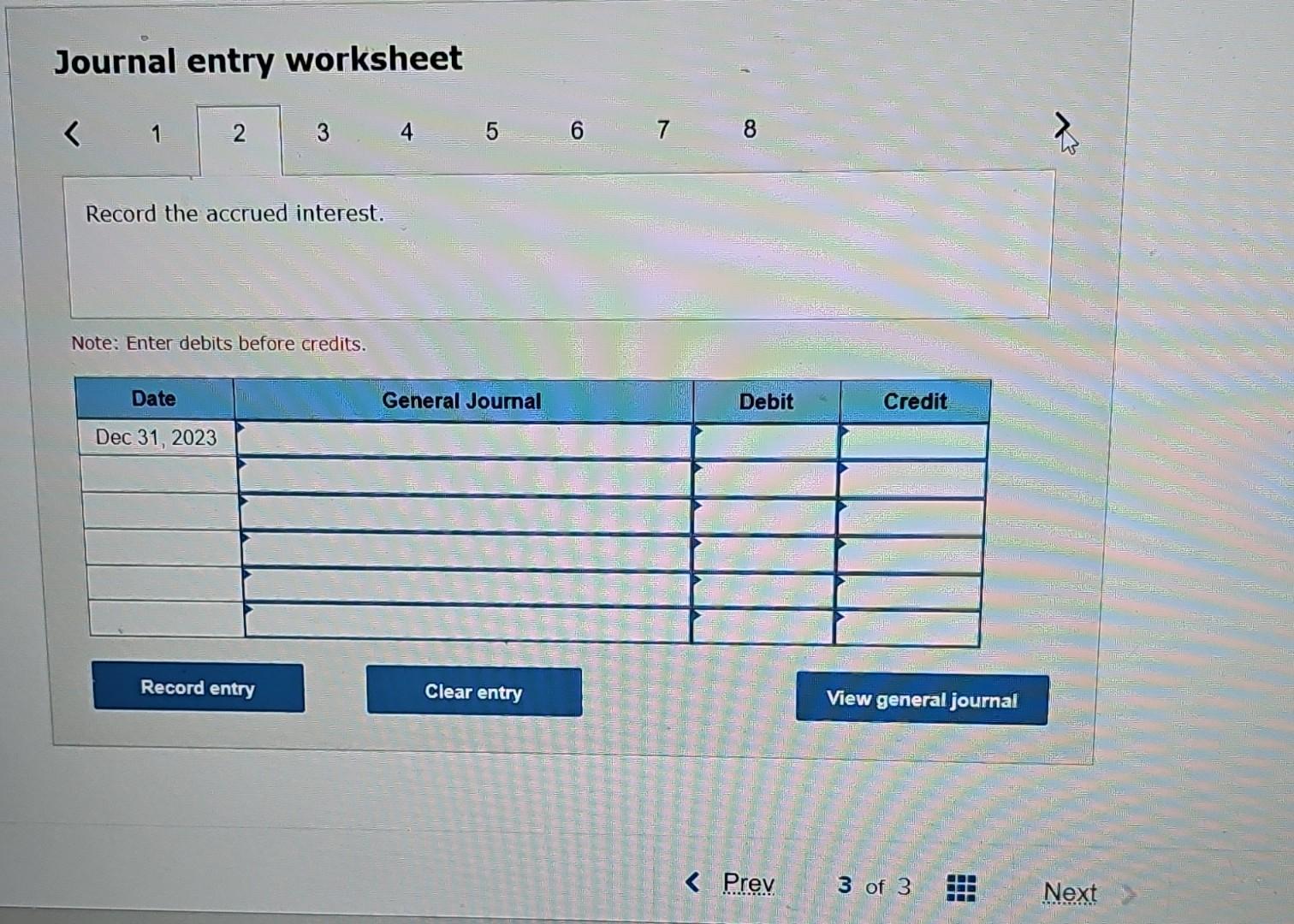 Solved Record the collection of note plus interest. Note: | Chegg.com