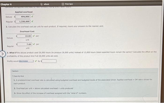 Solved Applied Overhead and Unit Overhead Cost: Plantwide | Chegg.com