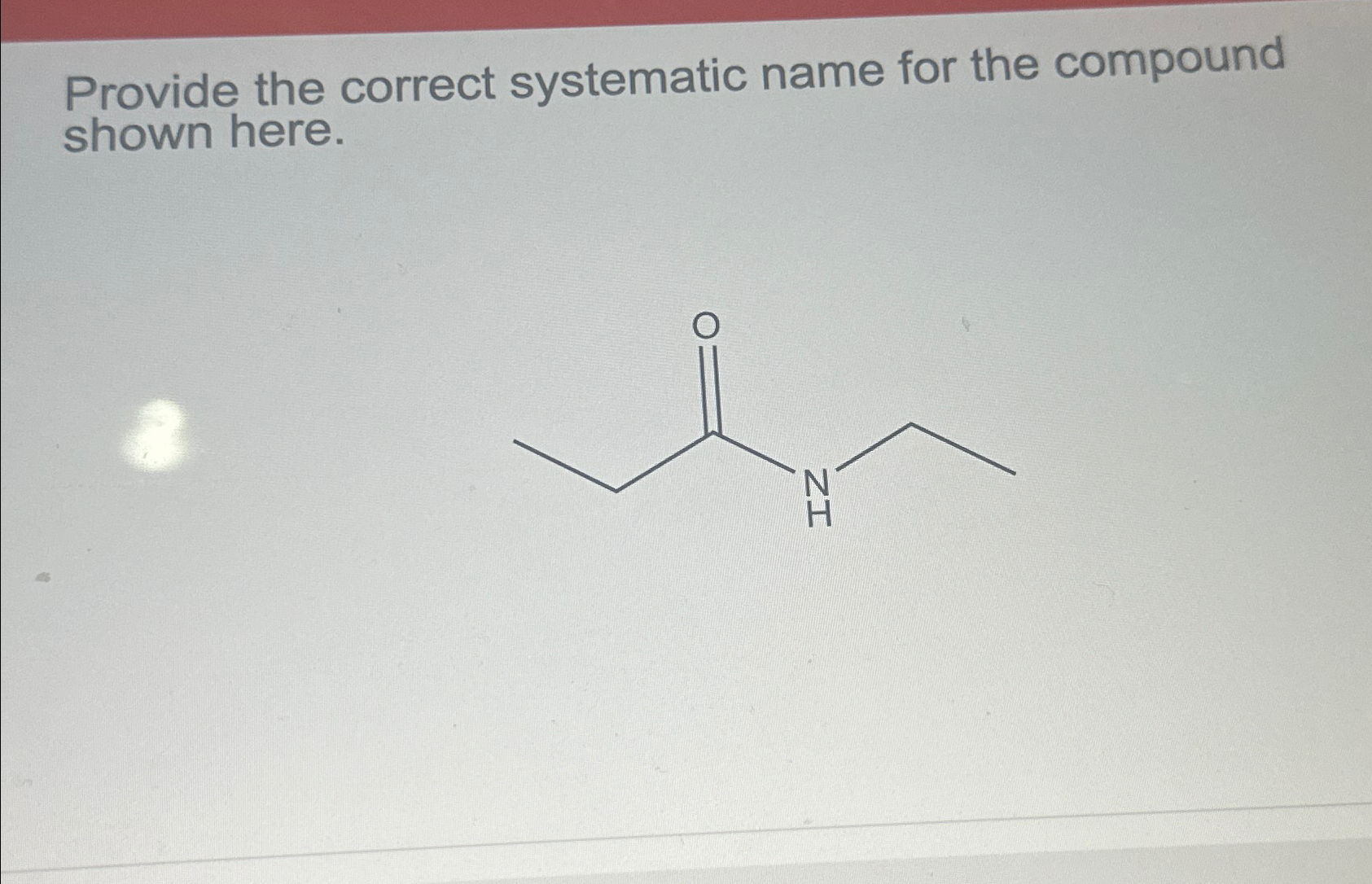 Solved Provide the correct systematic name for the compound | Chegg.com