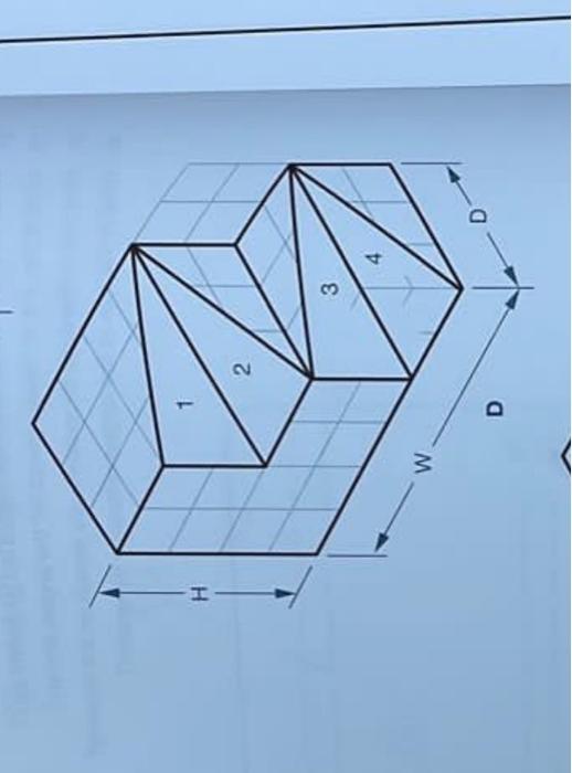 Solved draw it top , side and front view | Chegg.com
