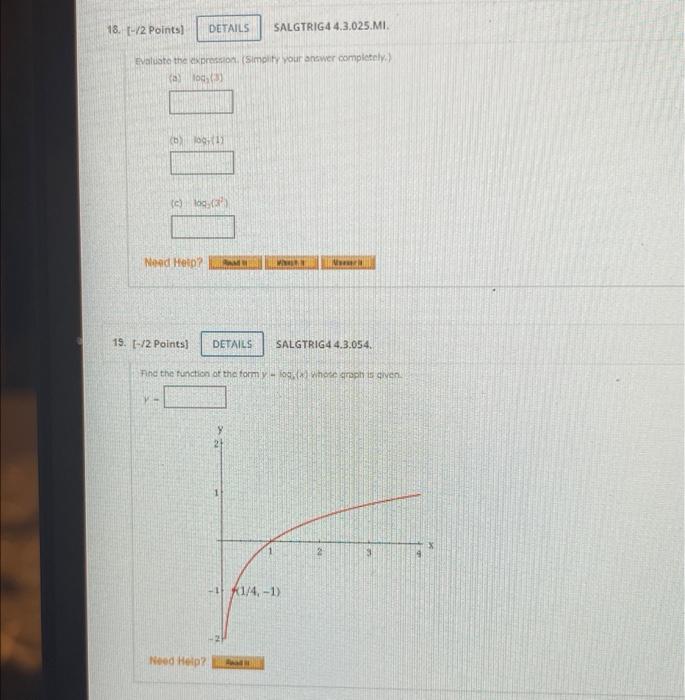 Solved Tou 5. (-/2 Points) DETAILS SALGTRIG4 4.3.038. MY | Chegg.com