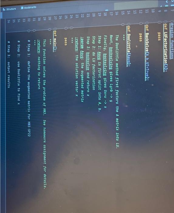 Solved Doolittle's method: The Doolsttle method first | Chegg.com