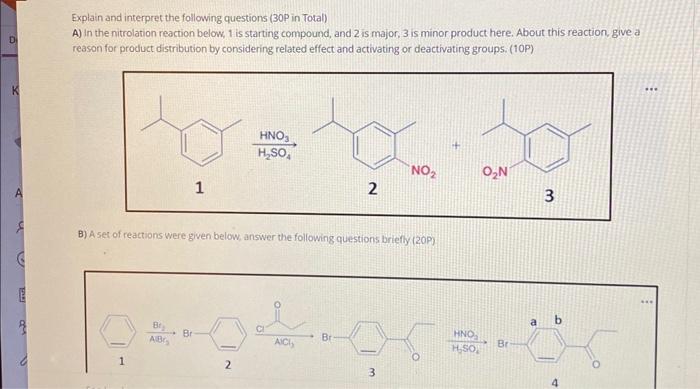 Solved Explain and interpret the following questions (30P in | Chegg.com