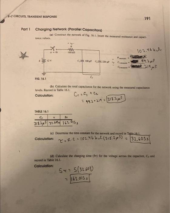 Solved this is my data, please help me find out part g, h, | Chegg.com