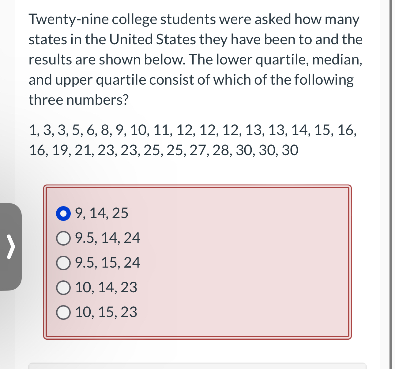 Solved Twenty-nine college students were asked how many | Chegg.com
