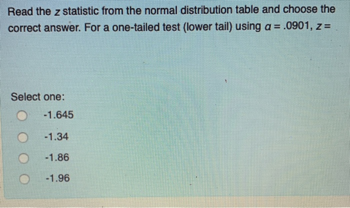 Solved Read the z statistic from the normal distribution | Chegg.com Solved Read the z statistic from the normal distribution | Chegg.com