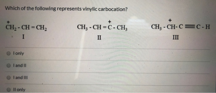 Solved Which of the following represents vinylic | Chegg.com