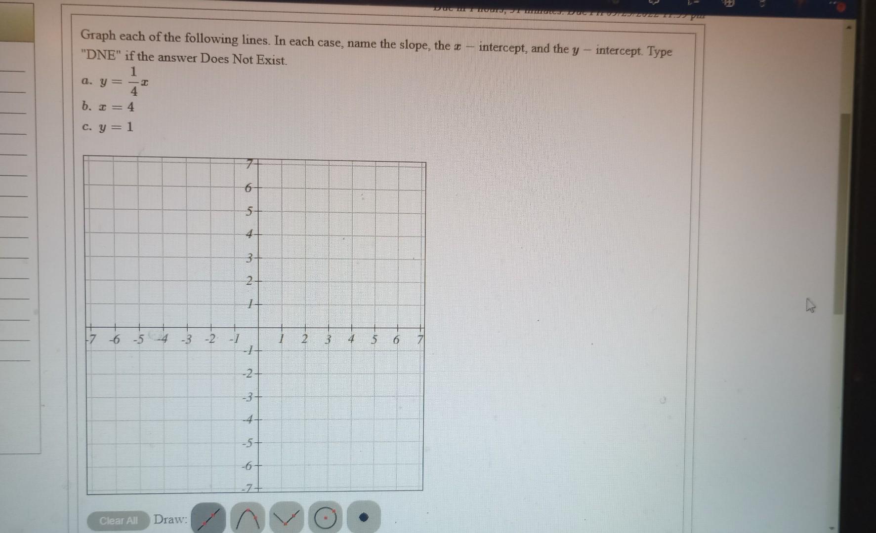 Solved Graph each of the following lines. In each case, name | Chegg.com