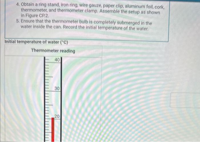 determining the specific heat of an unknown metal?i | Chegg.com