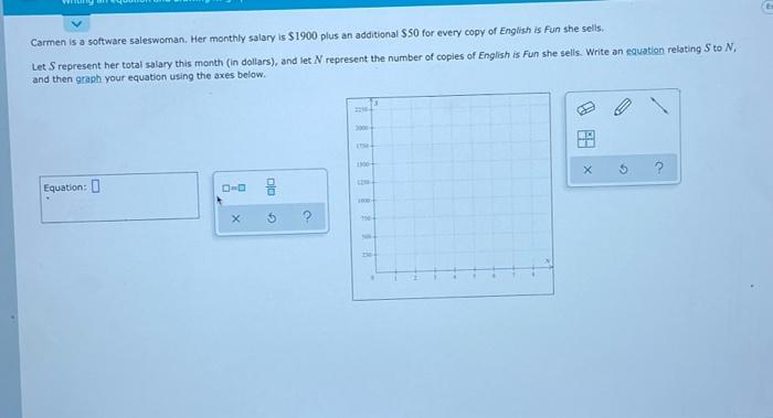 Solved Carmen is a software saleswoman. Her monthly salary | Chegg.com