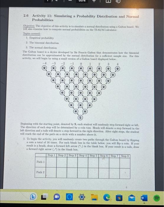 Solved 2.6 Activity 11: Simulating a Probability | Chegg.com