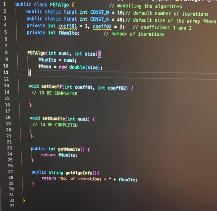 Solved 3. Open a new file Modi eAlgo. java. Create a Java | Chegg.com