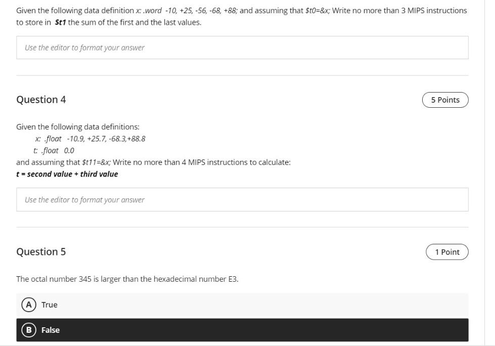 Solved Question 10 The binary number 01101010 is equivalent | Chegg.com