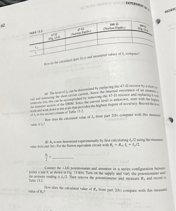 Solved Part 2 Determining RN and IN (a) Construct the | Chegg.com