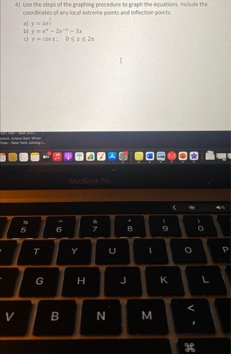Solved 4) Use the steps of the graphing procedure to graph | Chegg.com