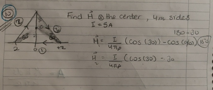 Solved solve me thby finding magnetic foeld intensity is in | Chegg.com