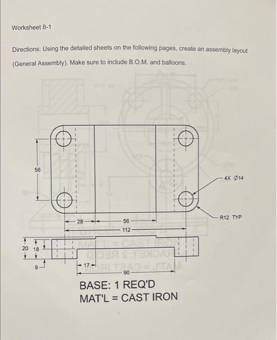Solved Directions: Using the detailed sheets on the | Chegg.com
