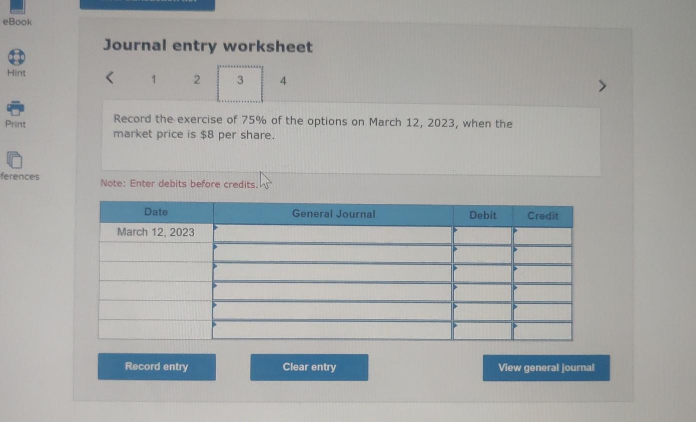 Solved Chapter 19 Hwk (Share-Based Comp and EPS) Saved 4 | Chegg.com Solved Chapter 19 Hwk (Share-Based Comp and EPS) Saved 4 | Chegg.com