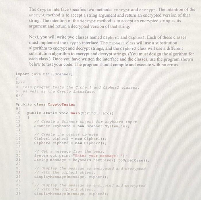 Solved Encryption can be described as the process of writing | Chegg.com