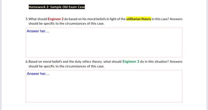 Solved GENG 215: Introduction to Ethics and Design Homework | Chegg.com