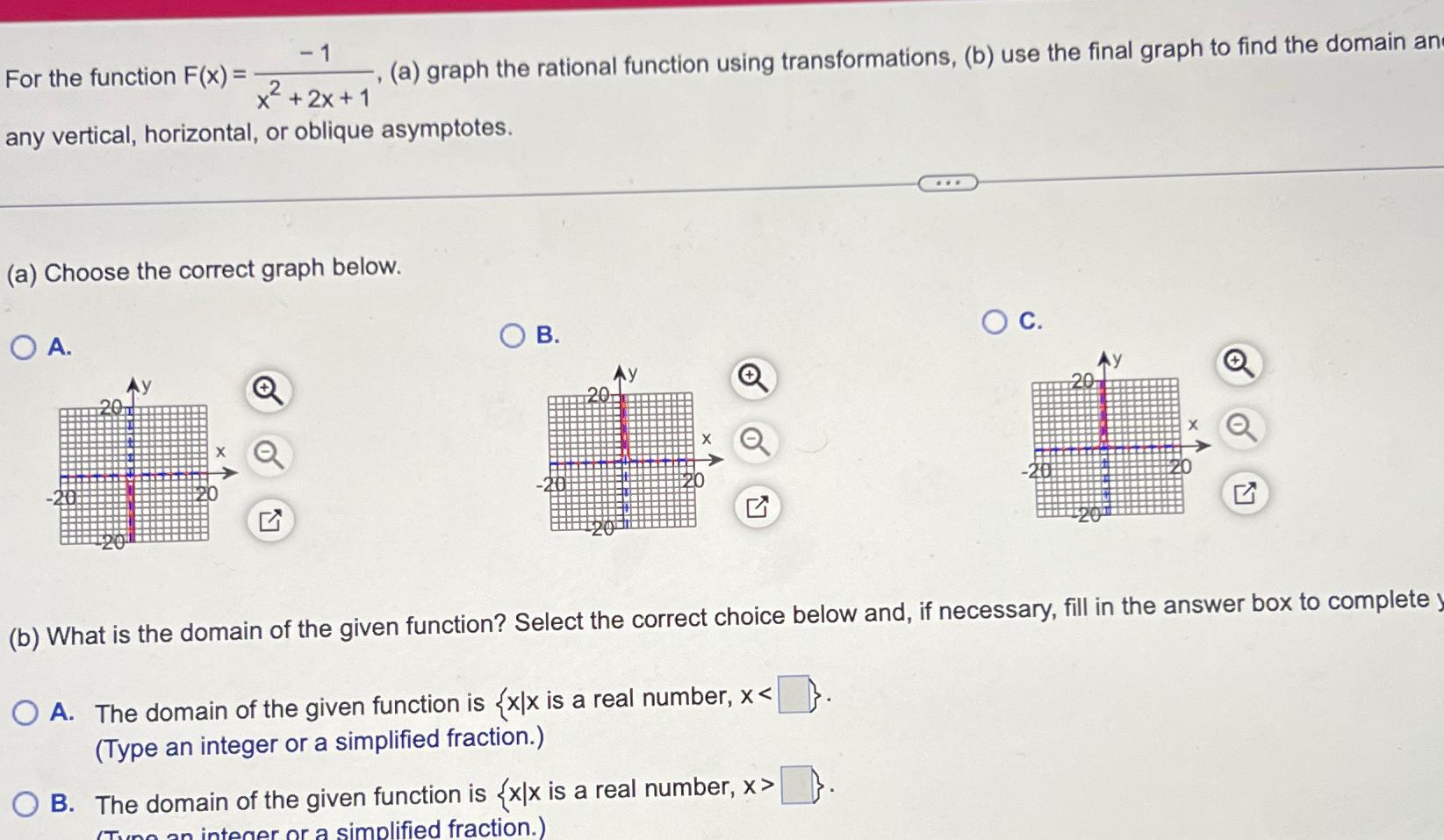 For the function F(x)=-1x2+2x+1, (a) ﻿graph the | Chegg.com