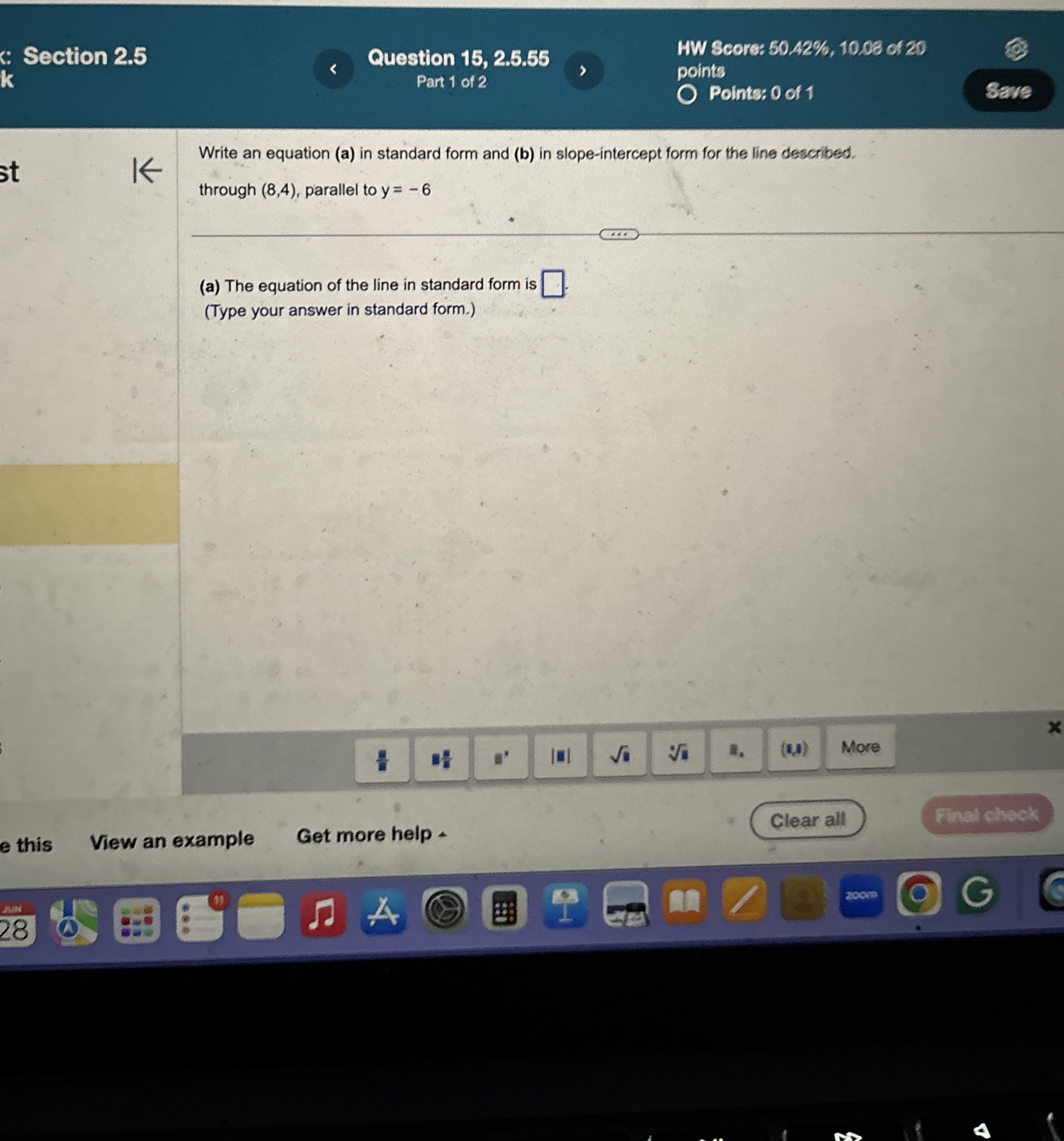 Solved Section 2.5Question 15, 2.5.55HW Score: 5042%,10.03 | Chegg.com