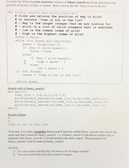 Solved Consider the following non-recursive solution of | Chegg.com