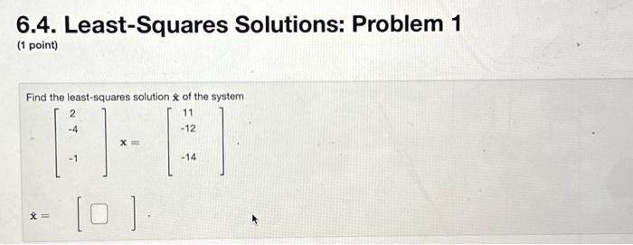 Solved 6.3. Orthogonal Projection and Closest Vectors: | Chegg.com