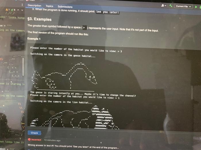 Solved what's wrong with my codesrc Main 18 A v _11_1 looks | Chegg.com
