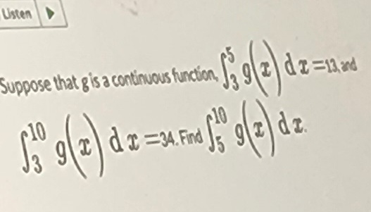 Solved suppose g is continuous function | Chegg.com