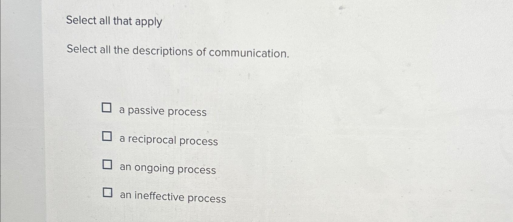 Solved Select all that applySelect all the descriptions of | Chegg.com