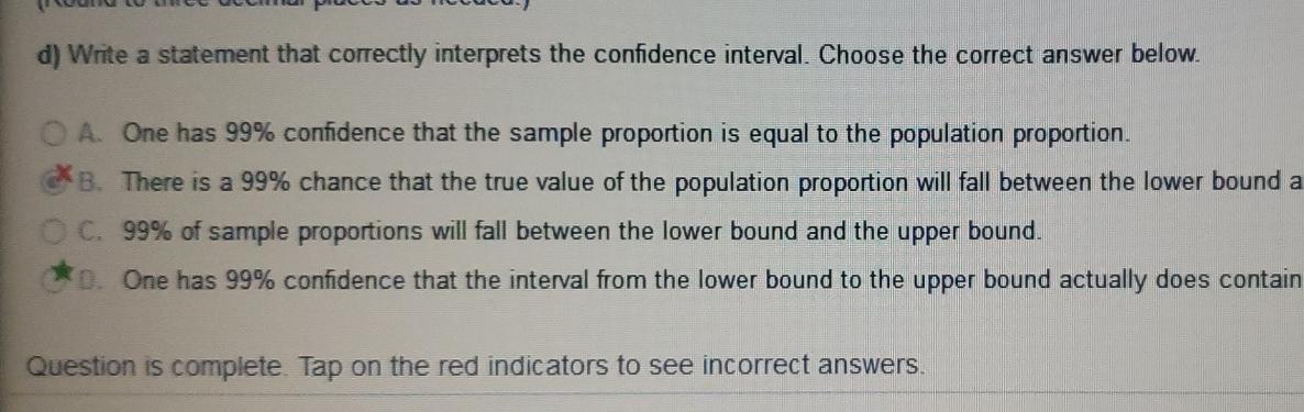 Solved d) Write a statement that correctly interprets the | Chegg.com