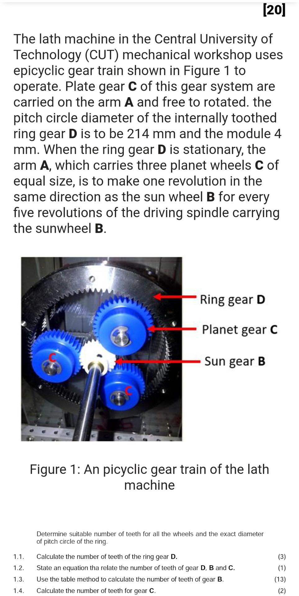 Solved [20] The lath machine in the Central University of | Chegg.com