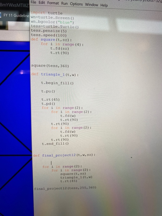 i have the design part of my program now i need to | Chegg.com