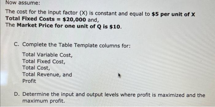 Solved You are given the cubic production function: | Chegg.com