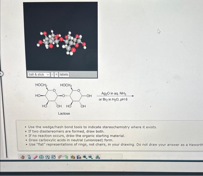 - Use the wedge/hash bond tools to indicate | Chegg.com