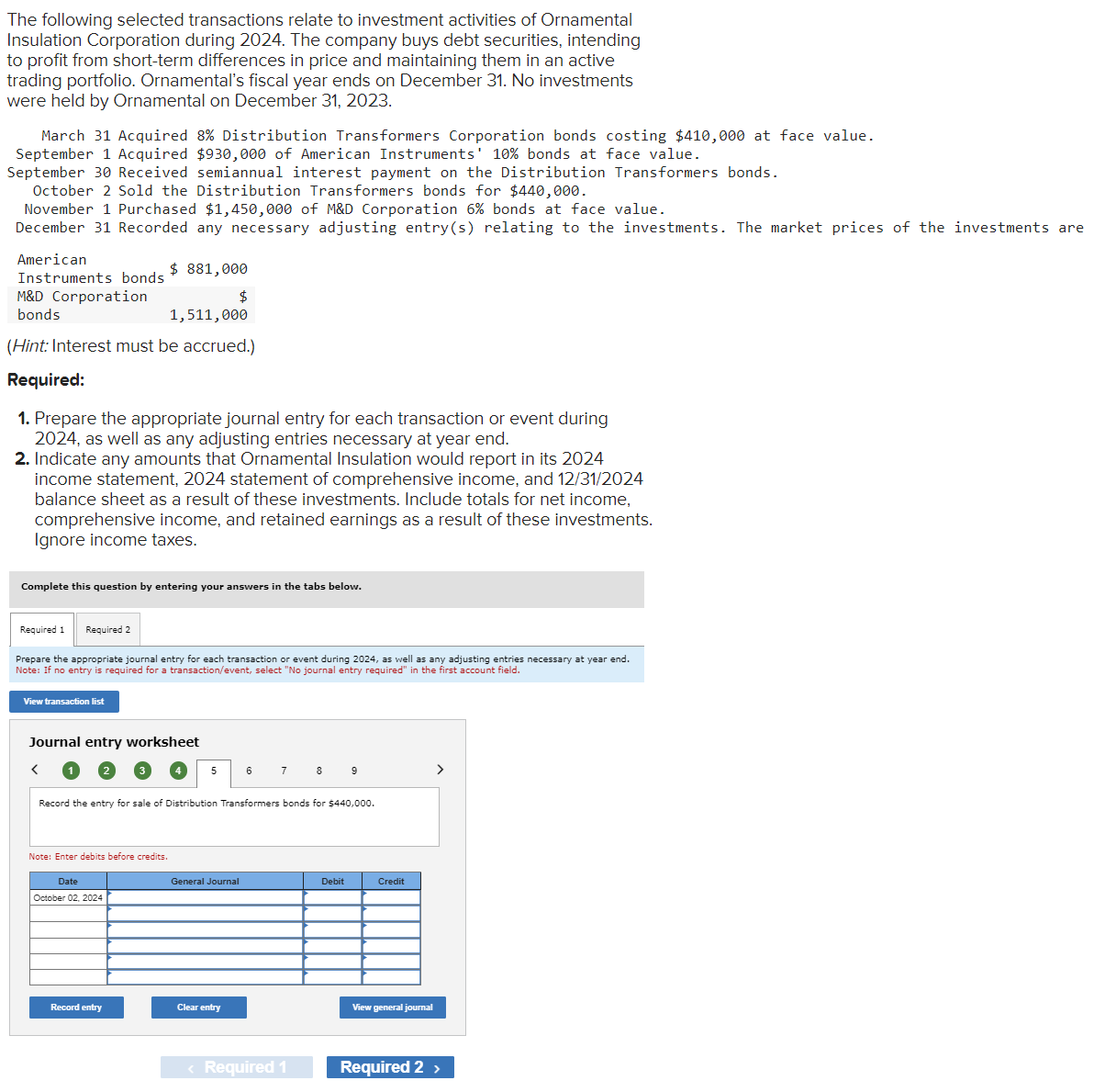 Solved The following selected transactions relate to | Chegg.com