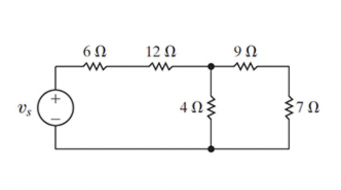 Solved Use voltage division to find the voltage across the | Chegg.com