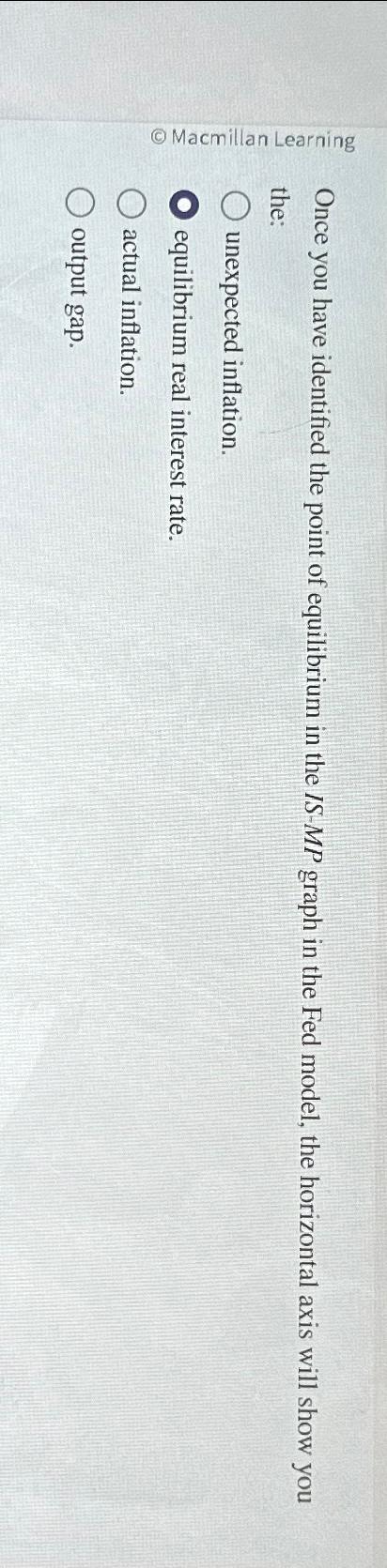 Solved Once you have identified the point of equilibrium in | Chegg.com