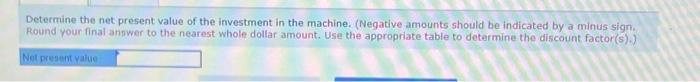 Solved Exercise 12-2 (Static) Net Present Value Analysis | Chegg.com