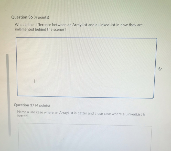 Solved Question 34 4 Points Difference Array Arraylist Do solved-question-34-4-points-difference-array-arraylist-do